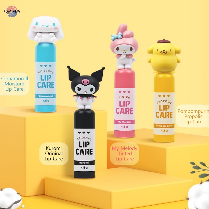[ATEX] Sanrio Characters Lip Care Sanrio Lip Balm Cinnamoroll/Kuromi/My ...