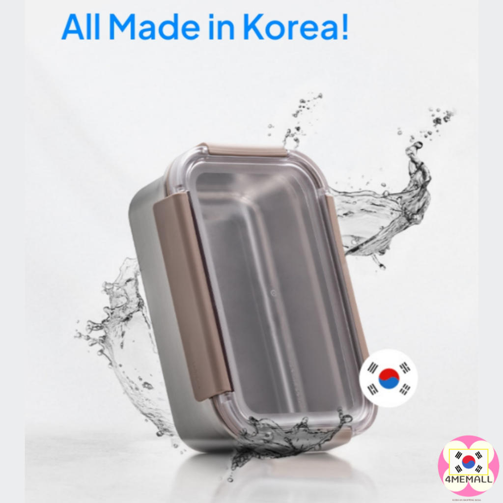 LocknLock Stainless Steel Modular Stainless Steel Airtight Container Food Storage Food Container ...