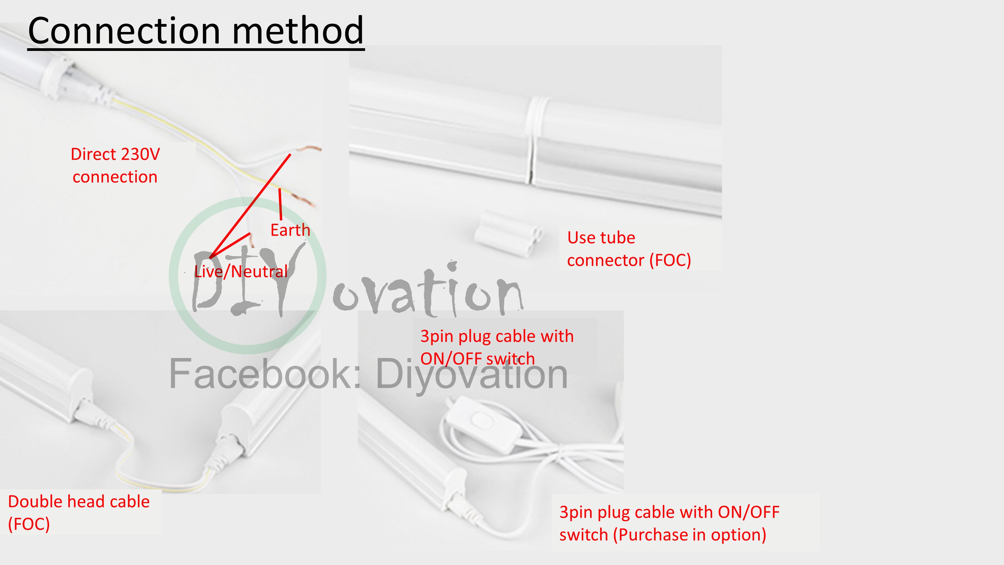 4ft/ 3ft LED T5 batten/ 3pin T5 tube/ Cove lighting/ LED light tube ...