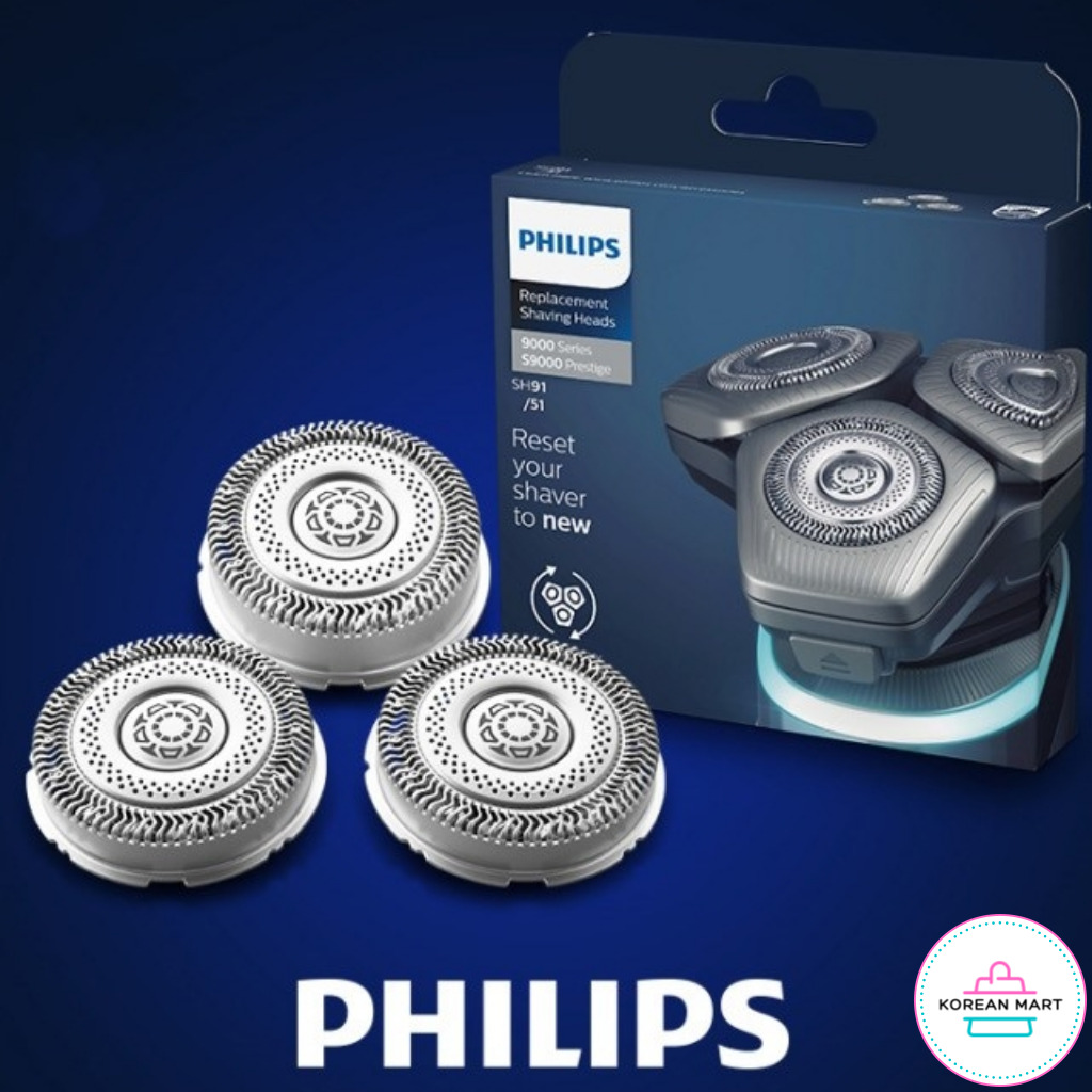 PHILIPS Series 9000 and SP9000 Replacement Shaving Heads SH91/51 ...