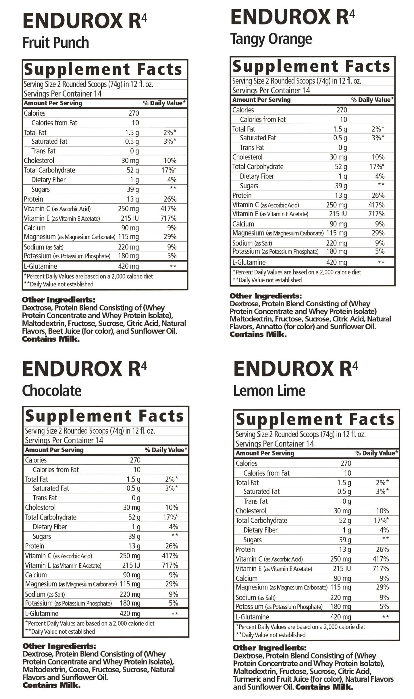 Endurox R4 14/28 Servings, Muscle Recovery (Select Flavour) | Shopee ...