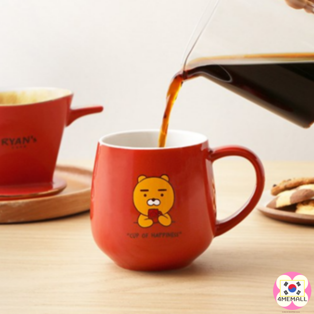 Kakao Friends Ryan Coffee Dripper Mug Set (Choose 2 types of 1) Gift ...