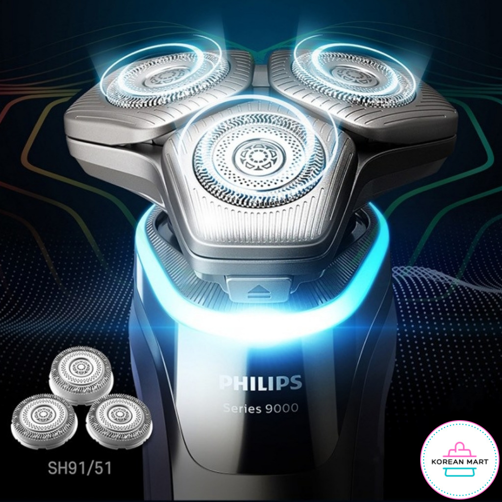 PHILIPS Series 9000 and SP9000 Replacement Shaving Heads SH91/51 ...