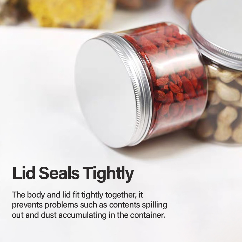 Cookies Container plastic Jar with lid Plastic Disposable Containers ...