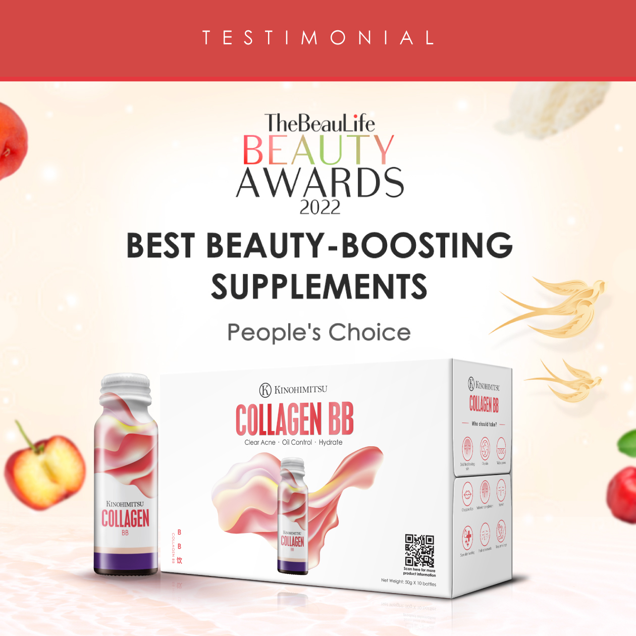 Kinohimitsu Collagen BB 1500mg Inner Beauty Supplement 50ml - Acne ...