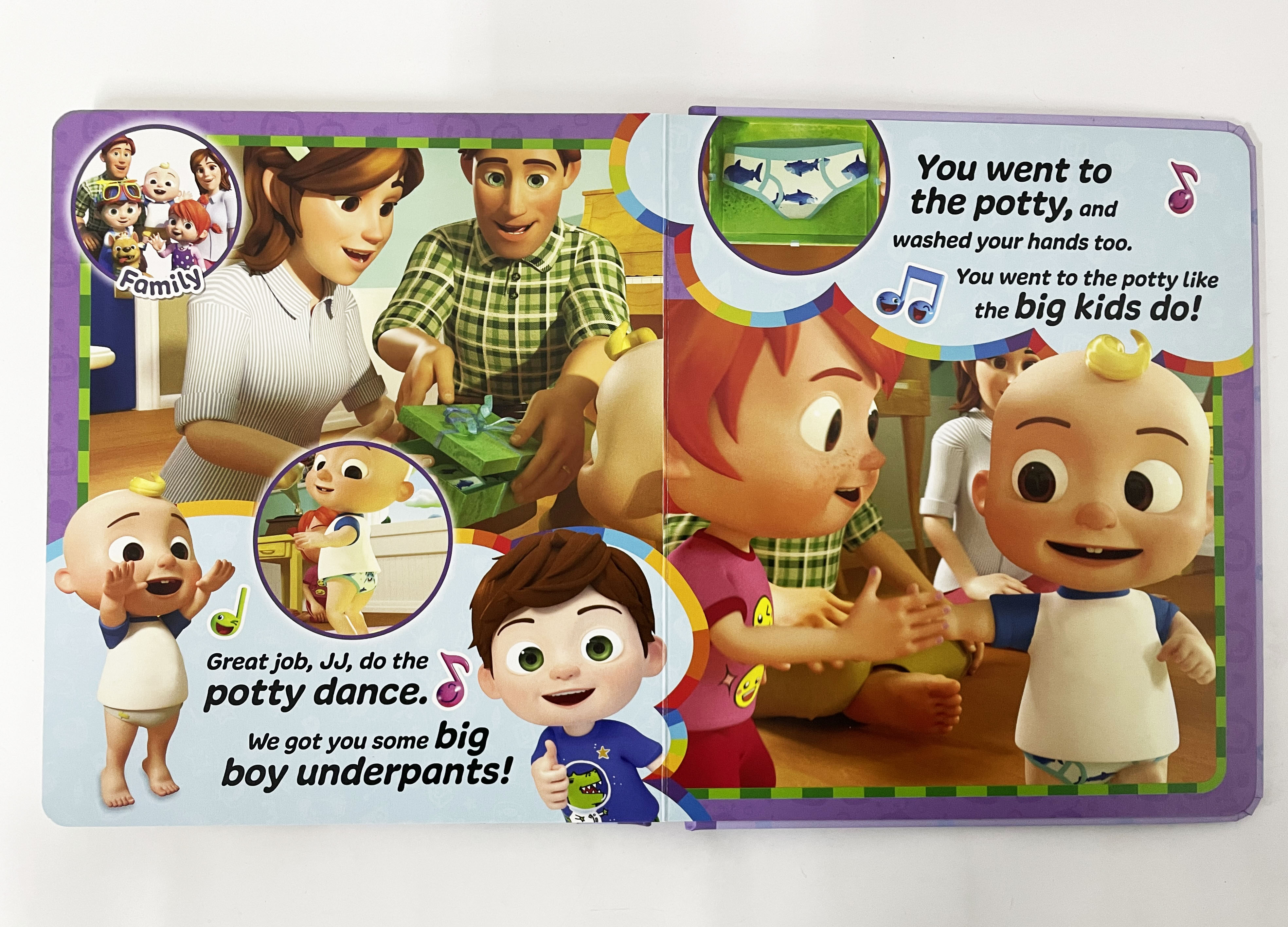 CoComelon JJ Goes to the Potty Story Book To Help With Potty Training ...