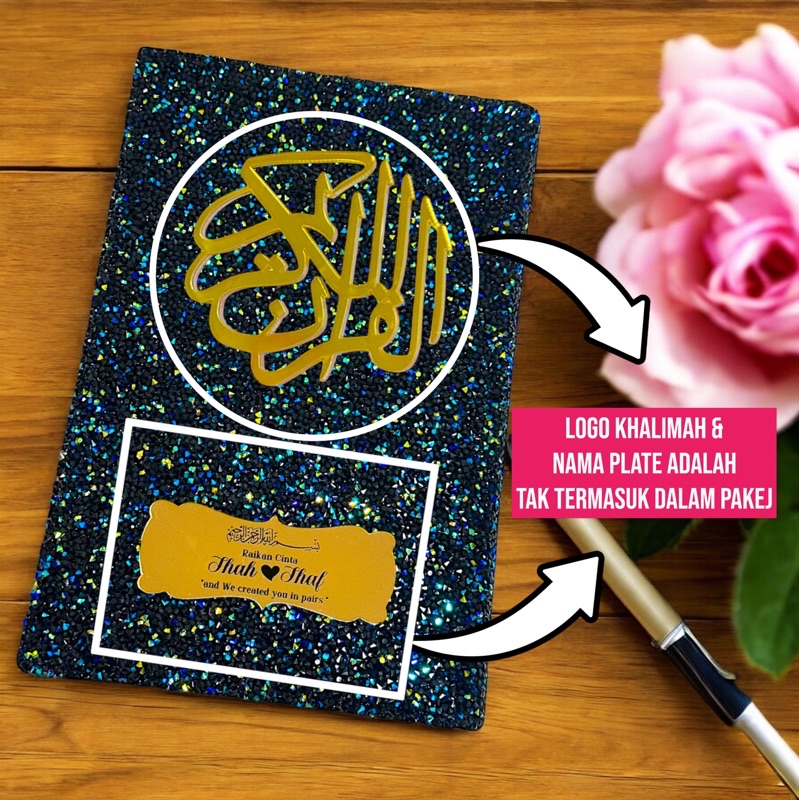 (A4+NOTAG+NO NAMA+NO LOGO)ALQURAN HANTARAN RUMI ANNUR RHINESTONES ...