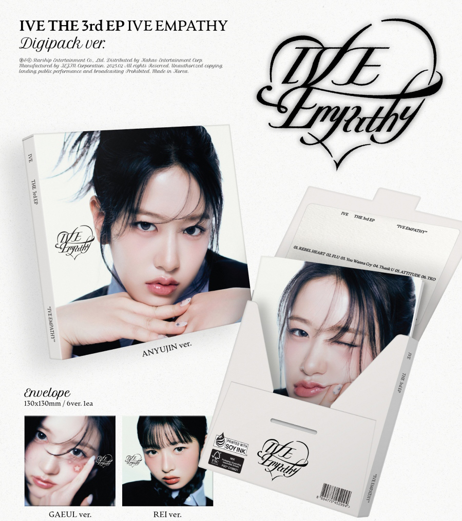 (DIGIPACK ver.) IVE [IVE EMPATHY] 3rd EP ALBUM (4th Feb.2025) | Shopee Malaysia