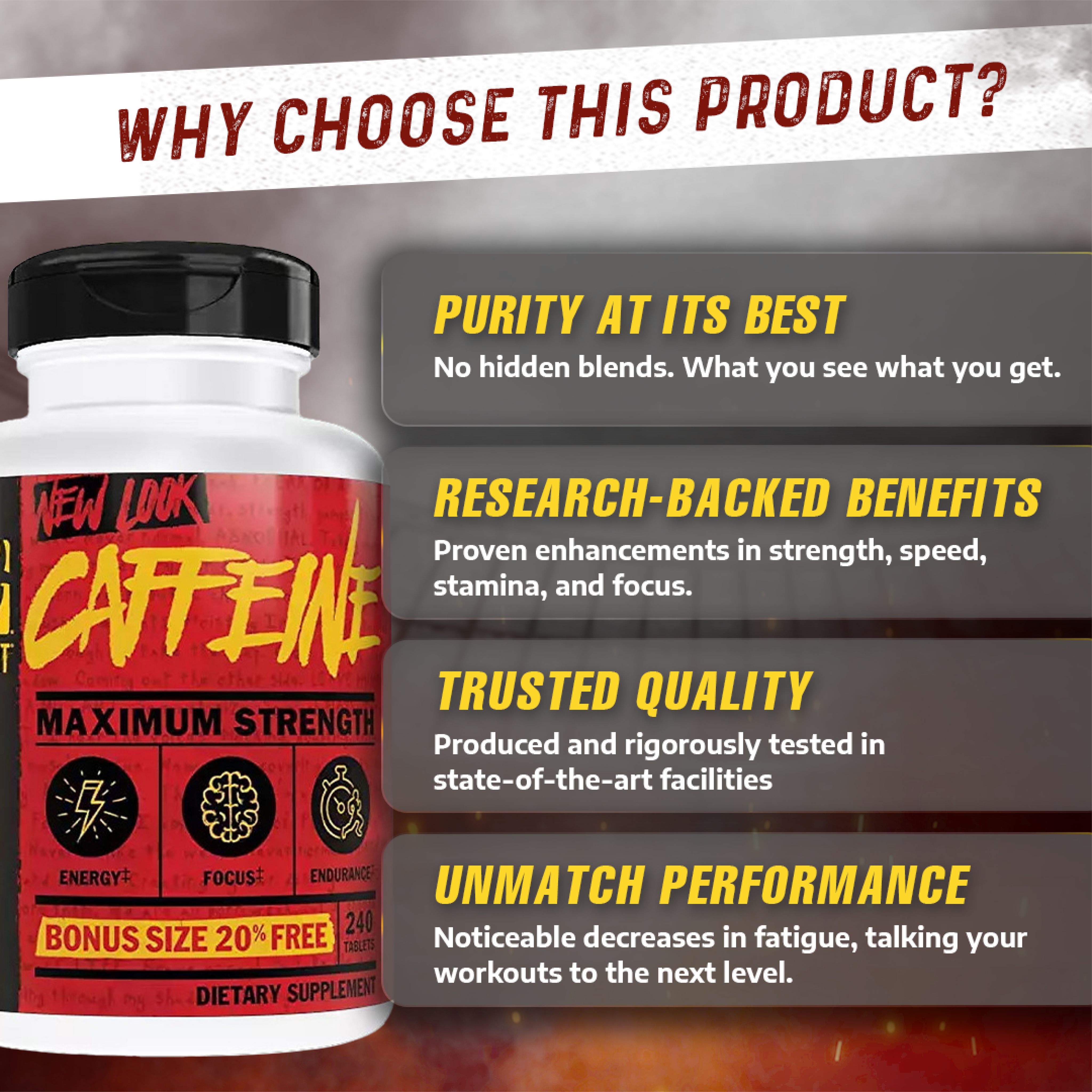 Mutant CAFFEINE 240 tablets | Strength and power sports | Weightlifters ...