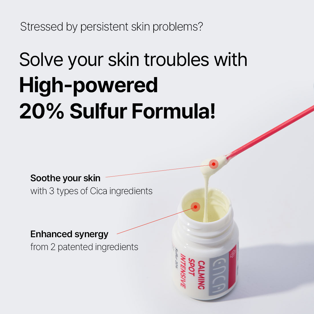 [Overnight] Sulfur 20% Acne Spot Treatment Pimple Cream Blemish Care ...