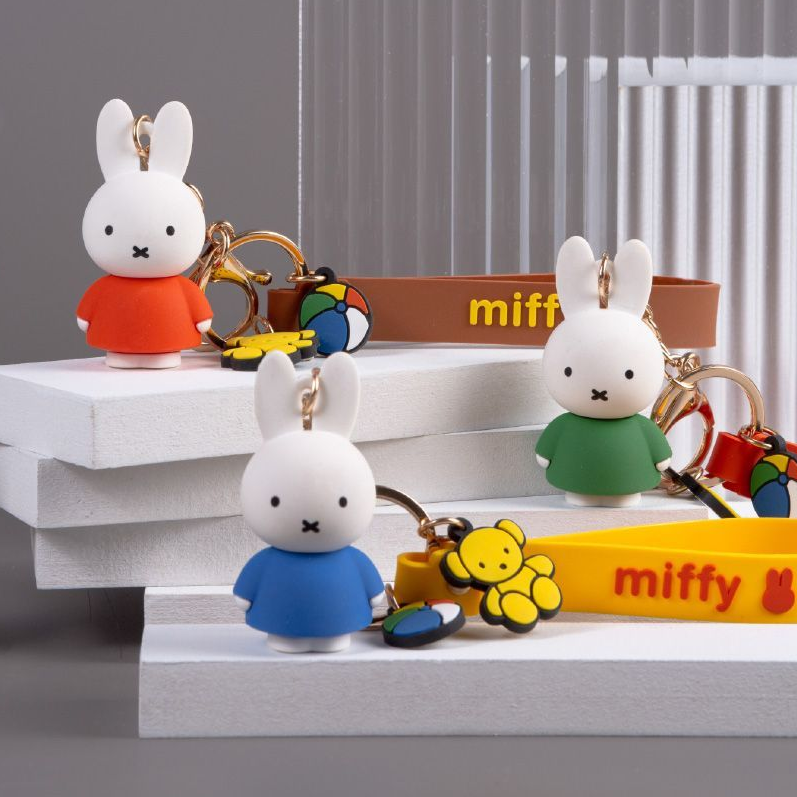 Miffy Figure Keyring (Red/Blue/Yellow/Green) | Shopee Malaysia