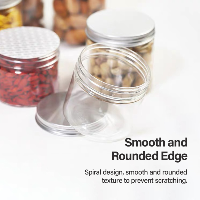 Cookies Container plastic Jar with lid Plastic Disposable Containers ...