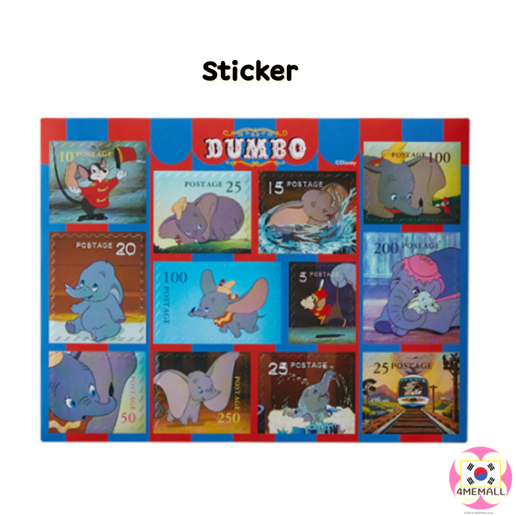 Disney DUMBO Postcard Collection & Stickers 30 sheets (set) Souvenirs ...