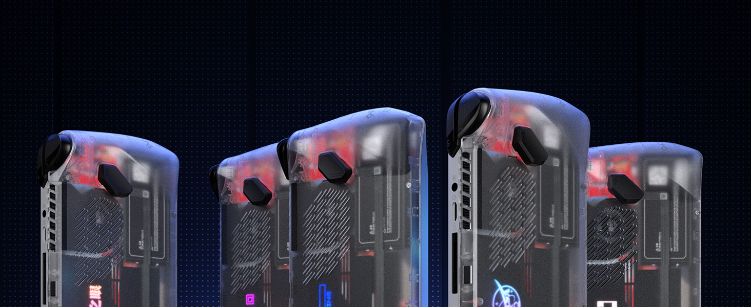 JSAUX ROG Ally Case RGB Transparent Casing Back Plate DIY Clear ...