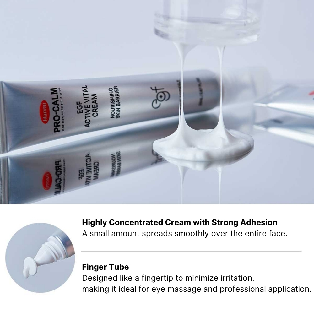Hanmi Procalm EGF Cream 20ml | Intensive Skin Repair & Anti-Aging | Korean Skincare Moisturizer ...