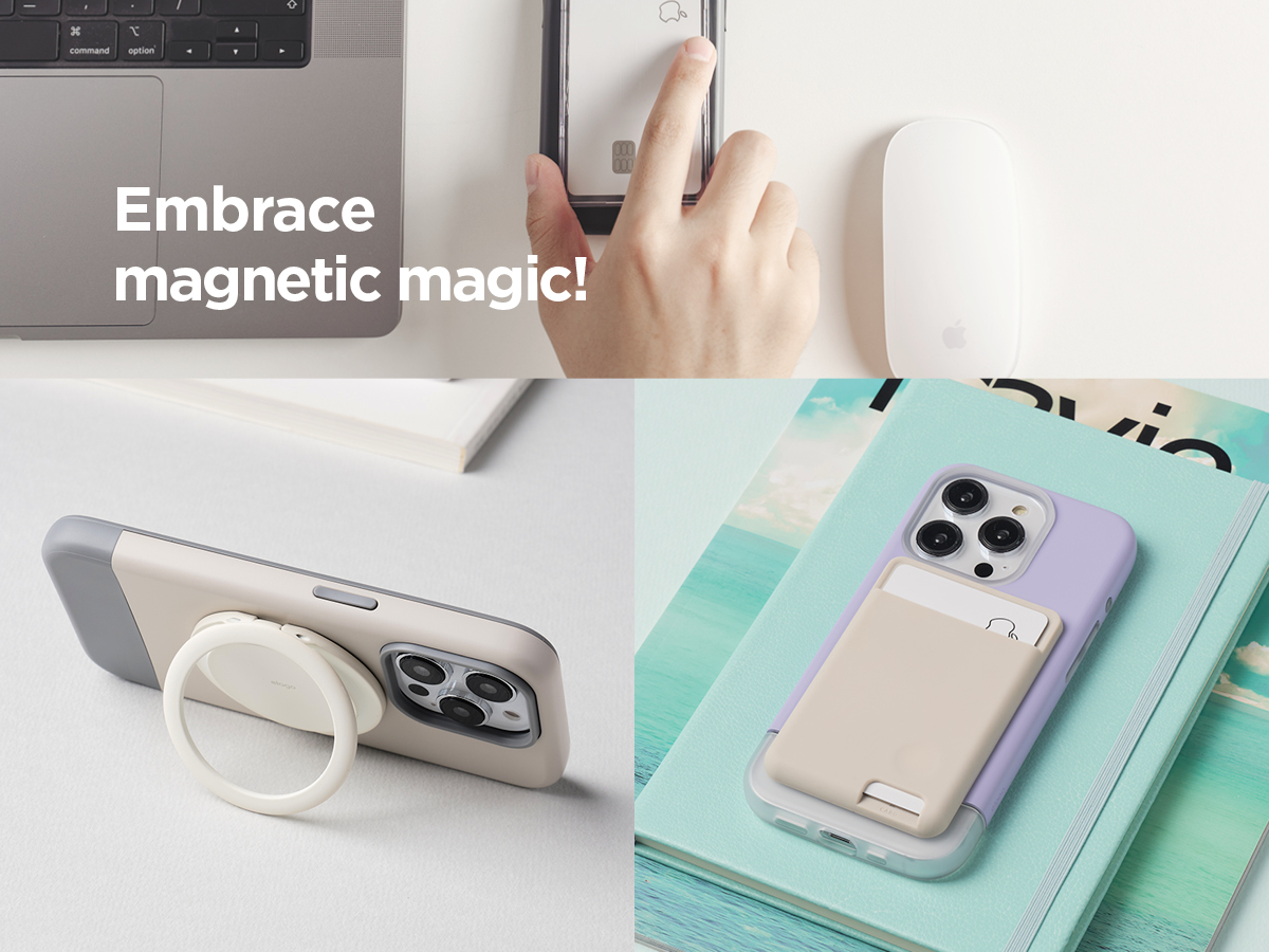 elago iP15 Pro & Pro Max Magnetic Glide case Compatible for iPhone 15 ...