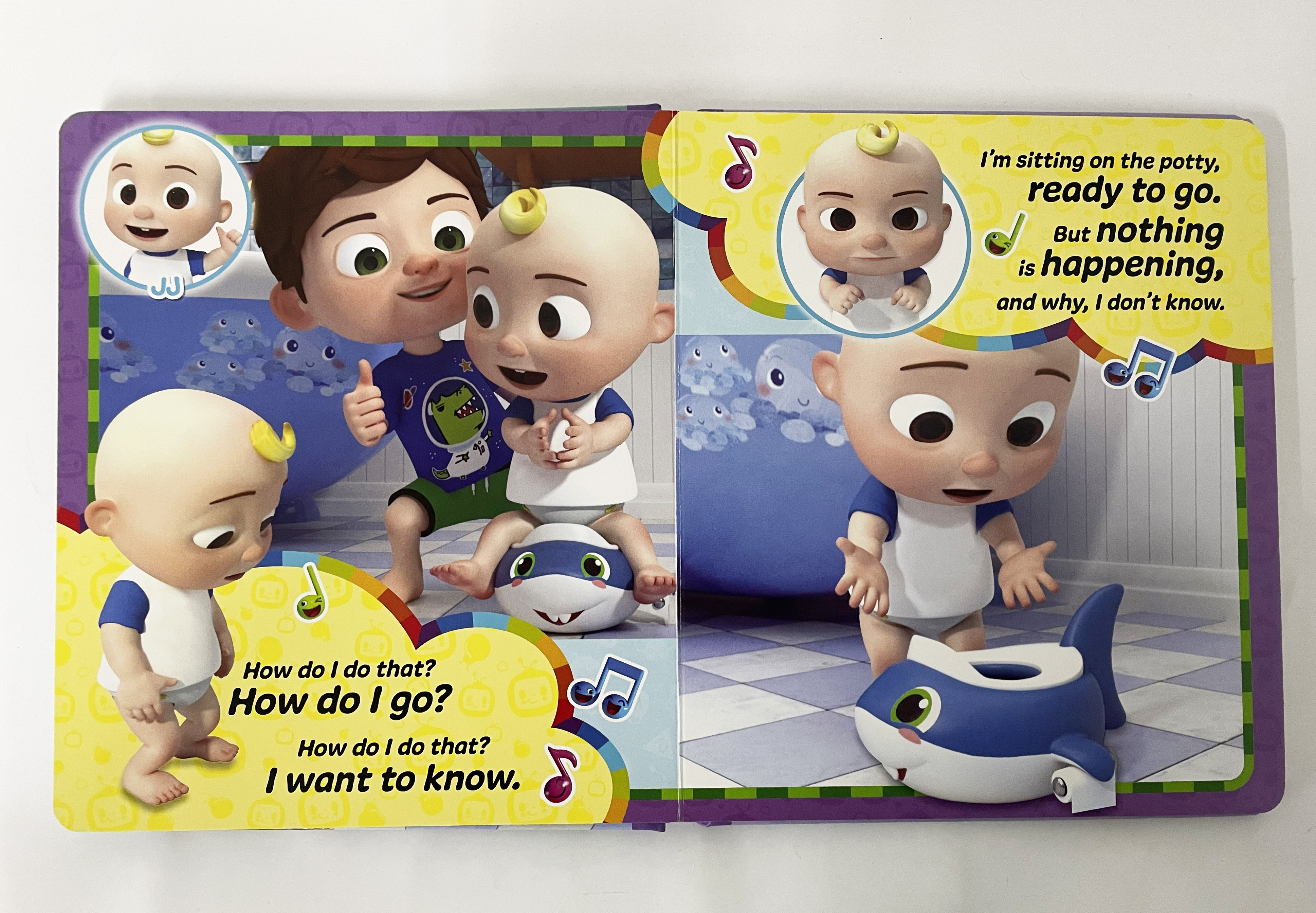 CoComelon JJ Goes to the Potty Story Book To Help With Potty Training ...