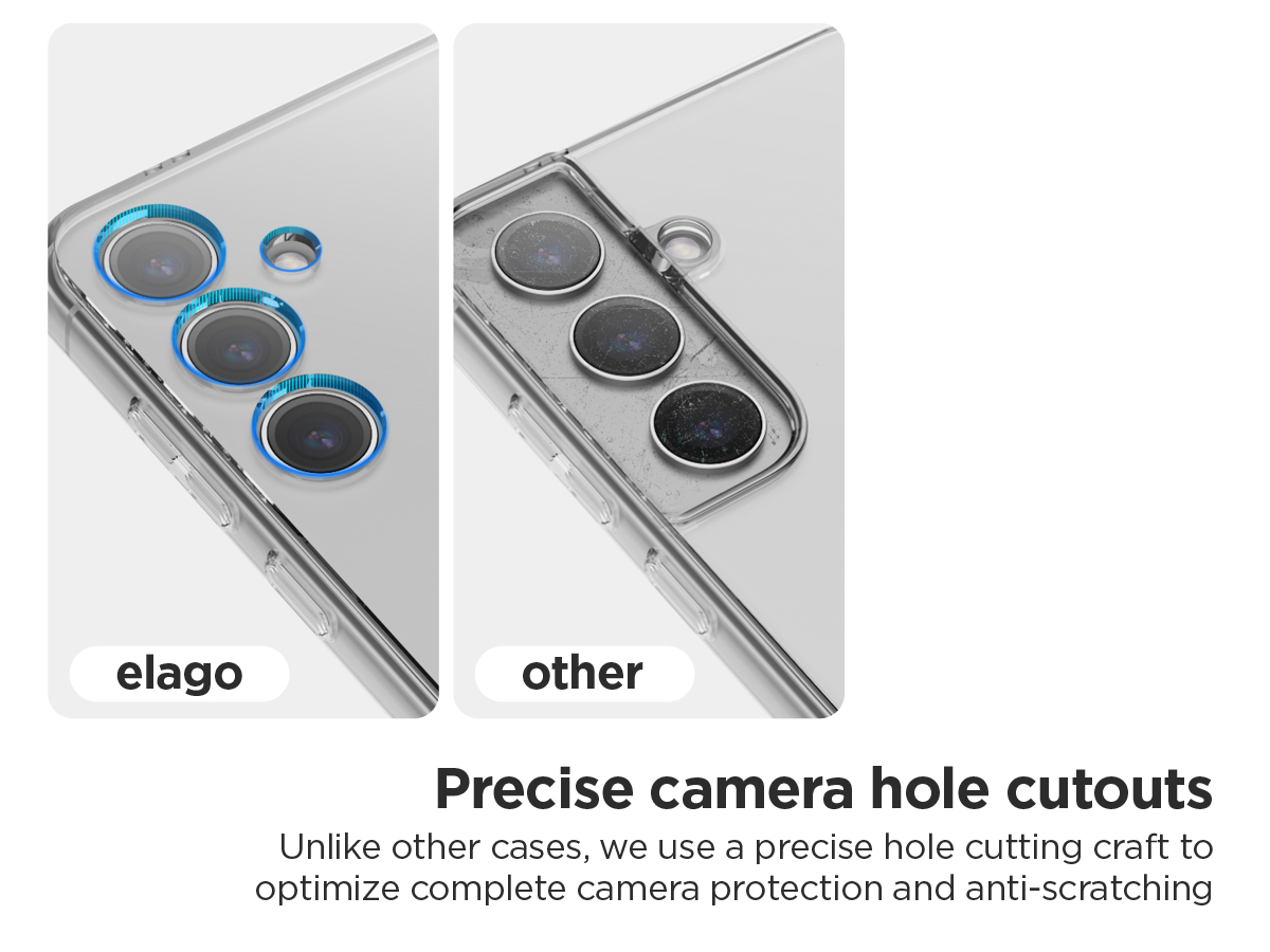 elago Galaxy S24 Series Hybrid Case Compatible with Galaxy S24, Galaxy S24 Plus, Galaxy S24 ...