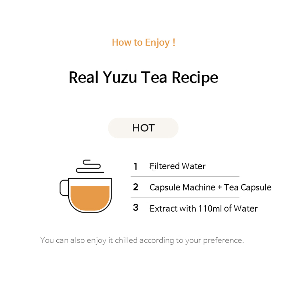 【MEDIPRESSO OFFICE 】 Real Yuzu Tea Capsule - Bundle Pack (20 capsules ...