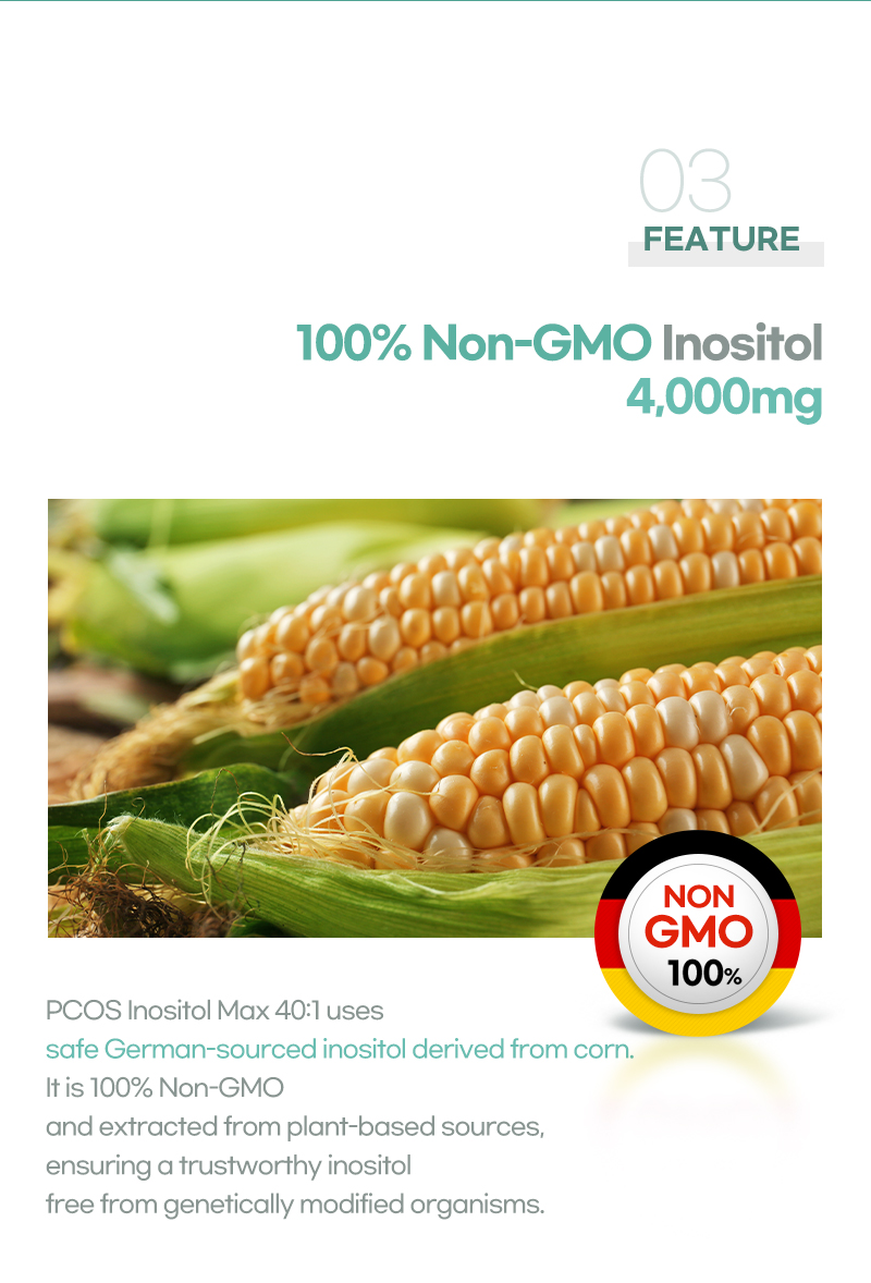 GMPHARM PCOS Inositol MAX 40:1 for fertility support Muslim Friendly ...