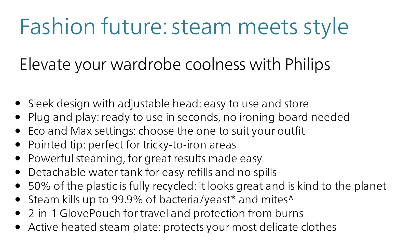 Philips 5000 Series Handheld Steamer STH5020/40 -2 years official ...