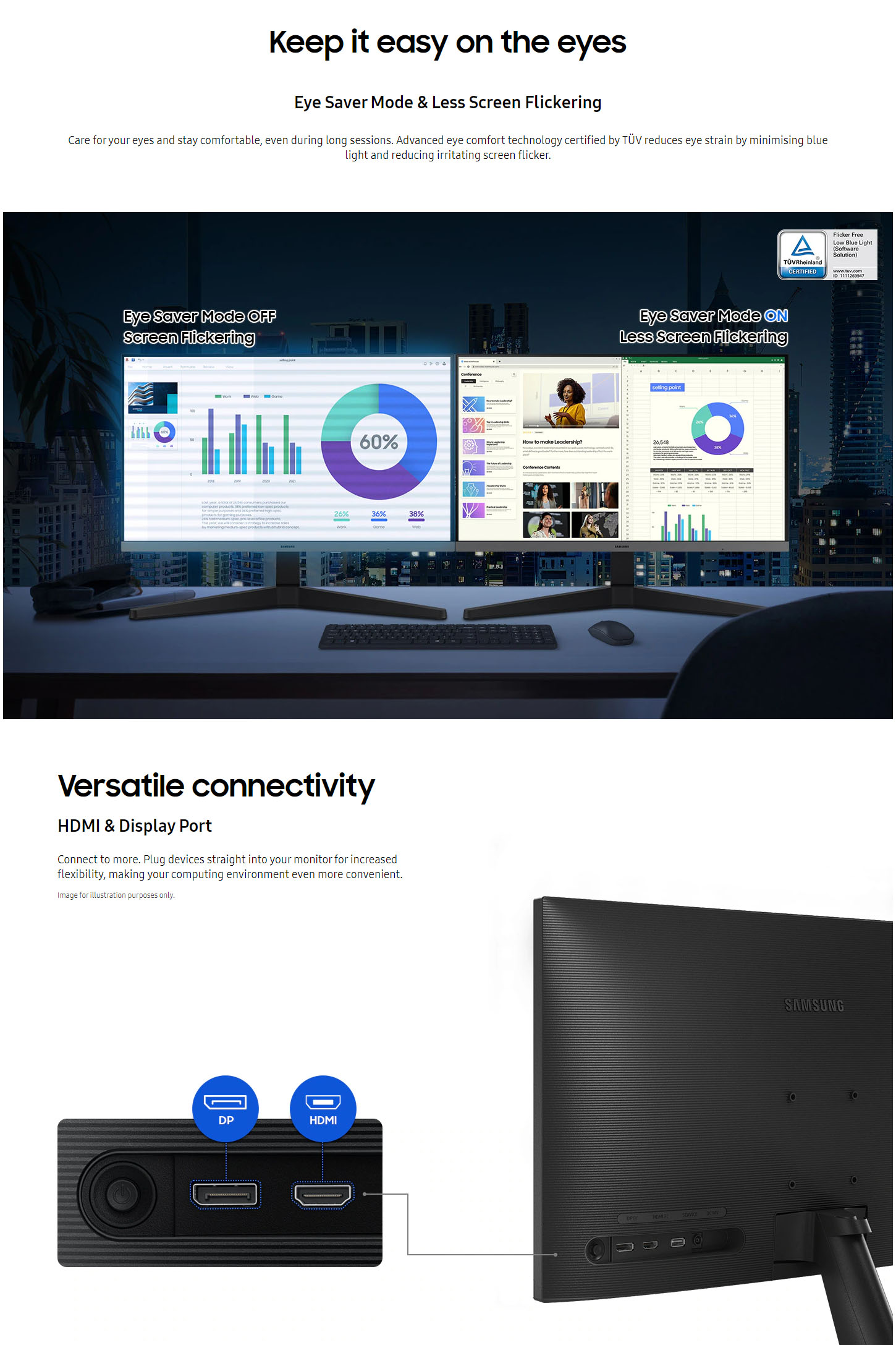 Samsung LS24C330GAEXXS 24-inch Essential Monitor S3 | Shopee Malaysia