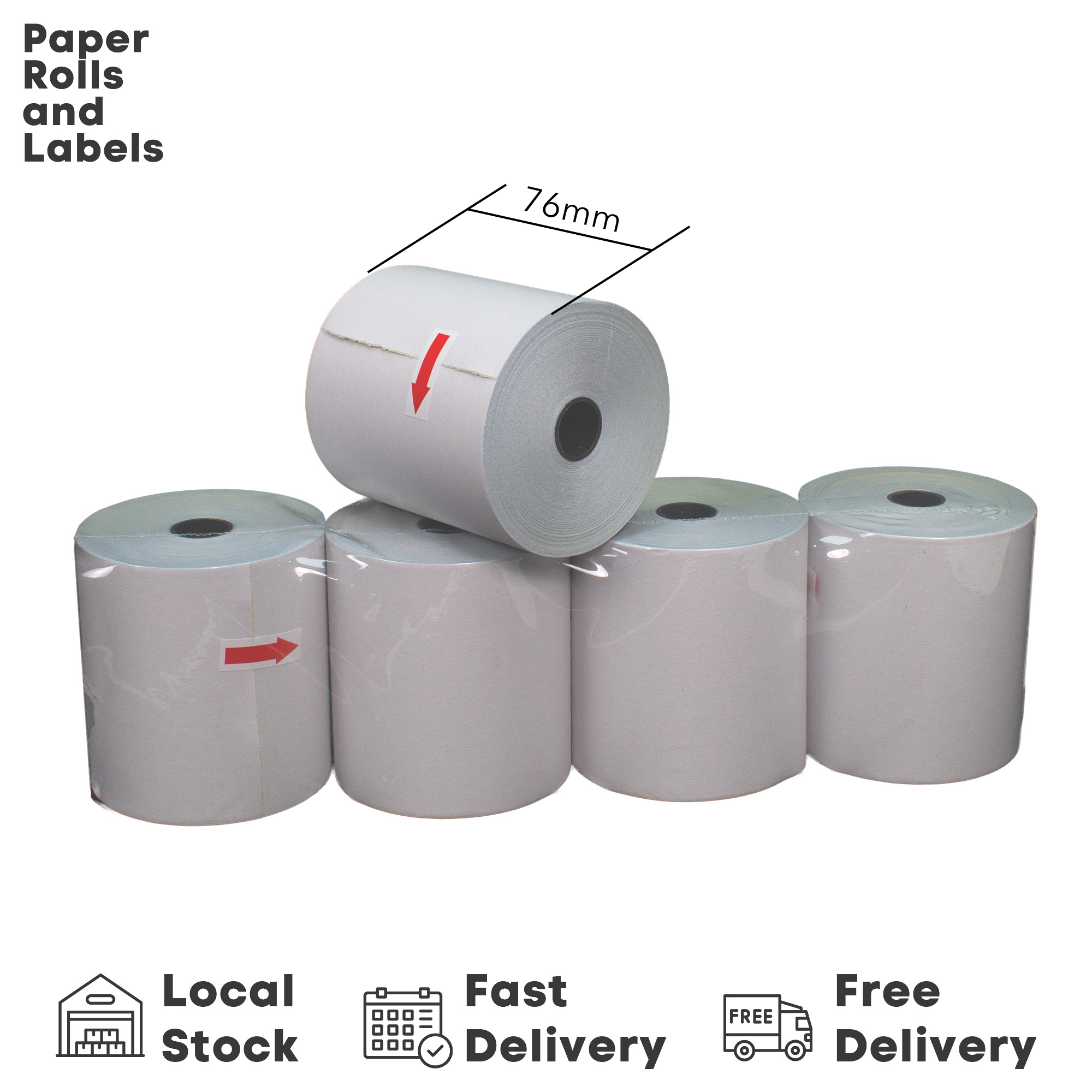 2 Ply NCR Carbonless Paper for Receipt, Kitchen DOT Matrix Printers ...