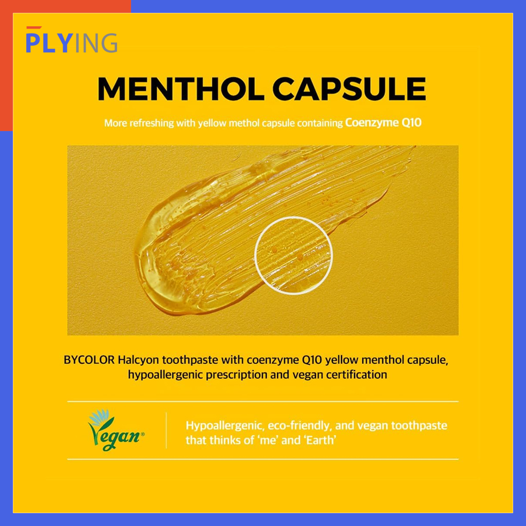 [BYCOLOR] Bycolor Toothpaste 3Type (Halcyon Vegan Mild / Cheery ...