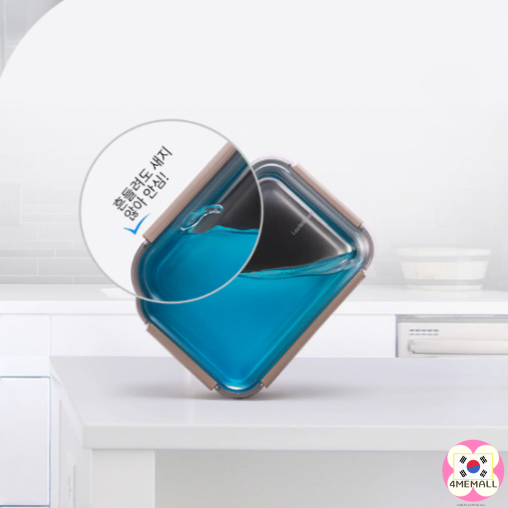 LocknLock Stainless Steel Modular Stainless Steel Airtight Container ...