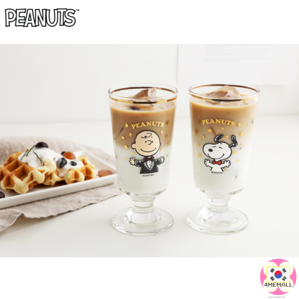 PEANUTS Snoopy It's Party Goblet 2P set Gift set Mug Cup 250ml | Shopee ...