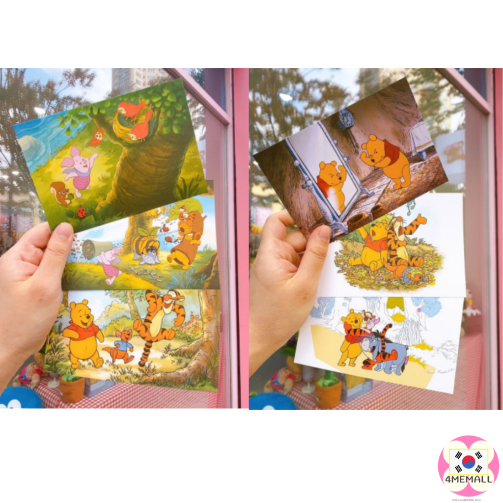 Disney Winnie the Pooh Postcard Book 100 Art Collection 100 Pieces (set ...