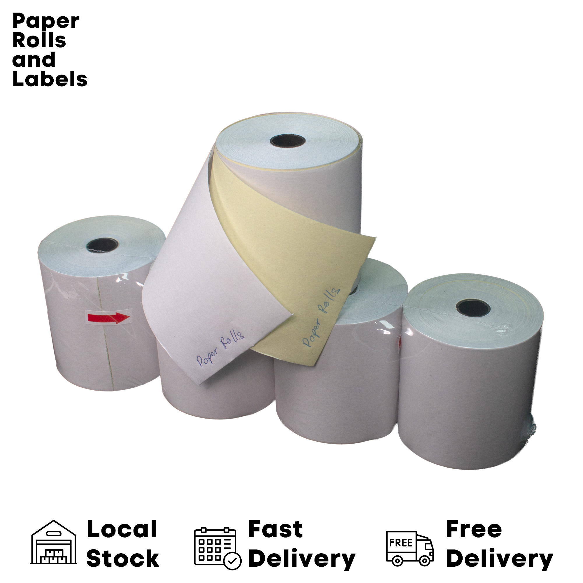 2 Ply NCR Carbonless Paper for Receipt, Kitchen DOT Matrix Printers ...