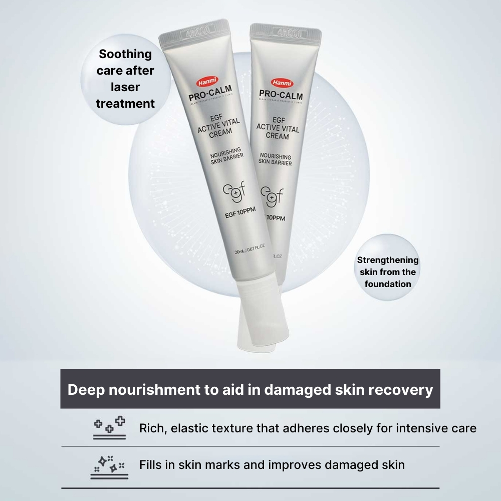 Hanmi Procalm EGF Cream 20ml | Intensive Skin Repair & Anti-Aging ...