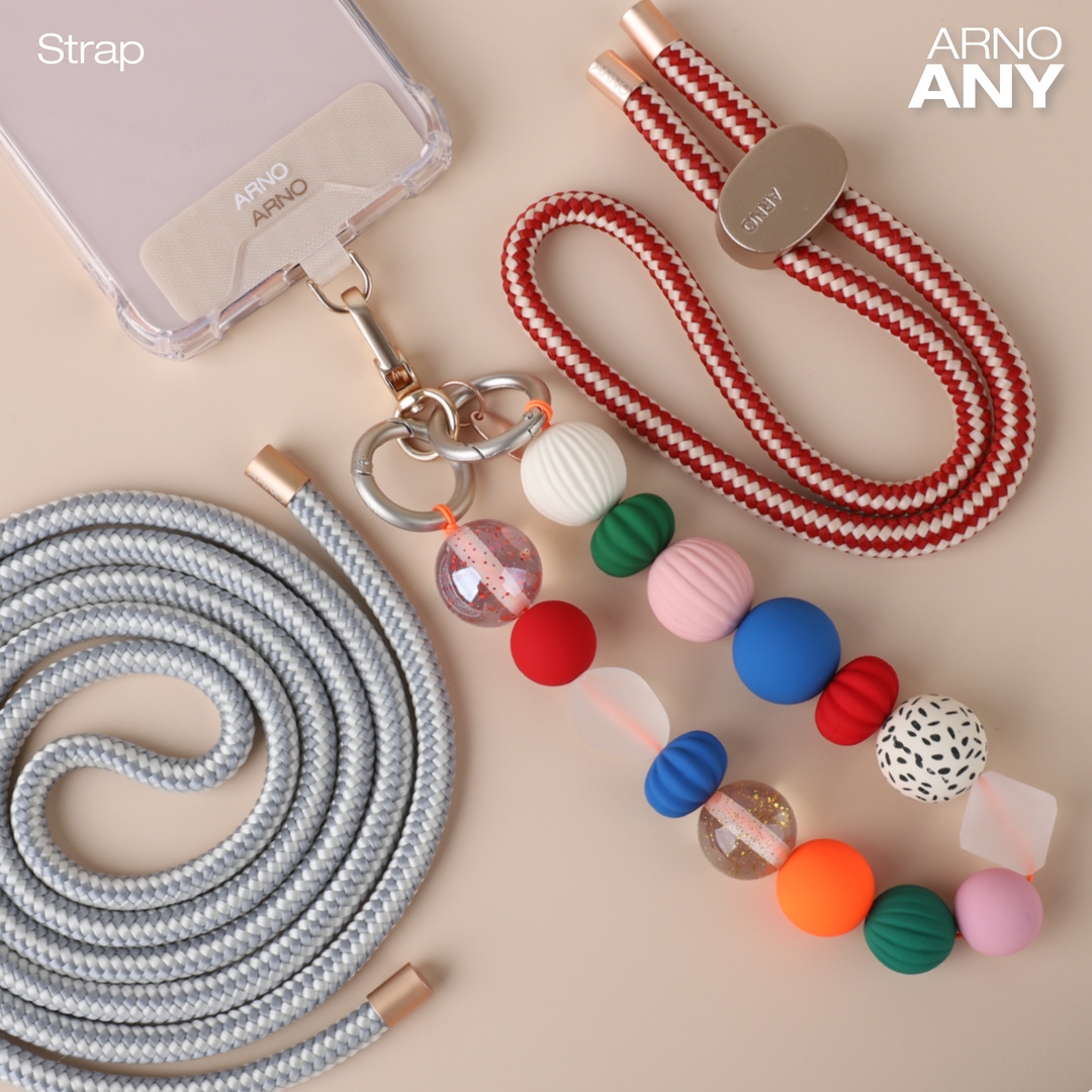 ARNO Beads Strap 'ANY+Strap' (Patch+Carabiner+Strap / 25 Types) | Shopee Malaysia