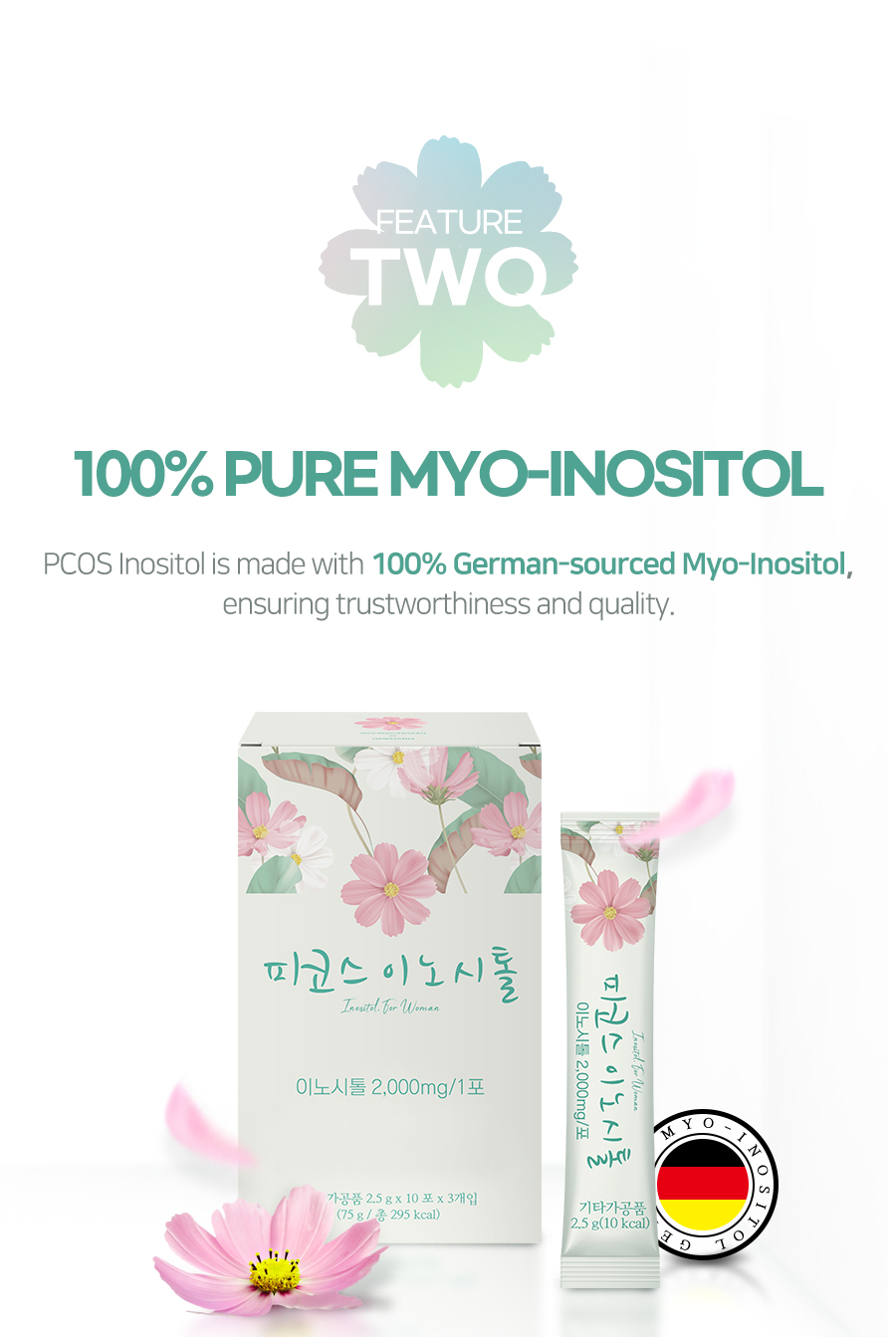 GMPHARM PCOS Inositol for Woman healthy ovarian and fertility support ...