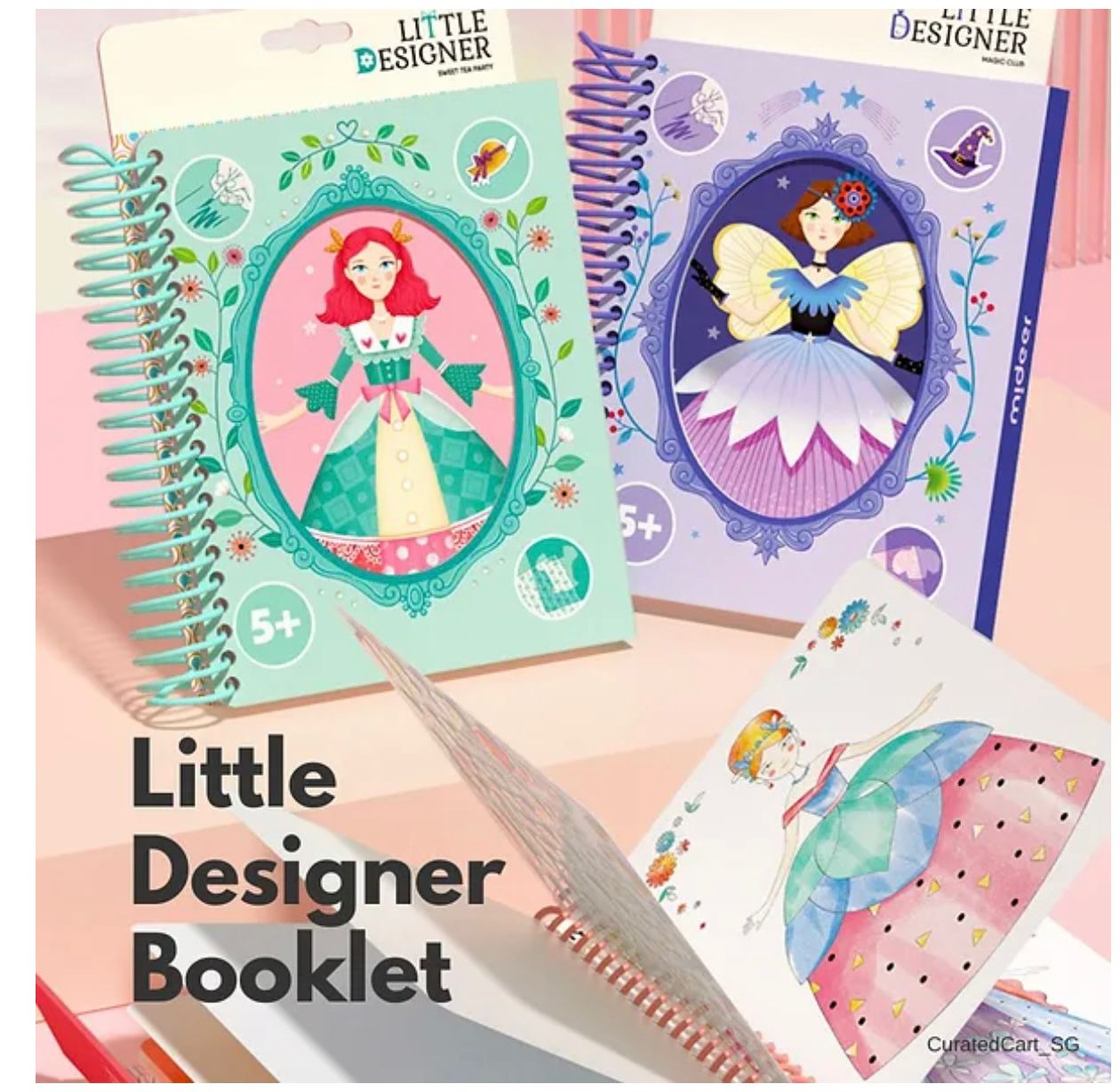 The little designer kit kids craft DIY book children travel activity ...