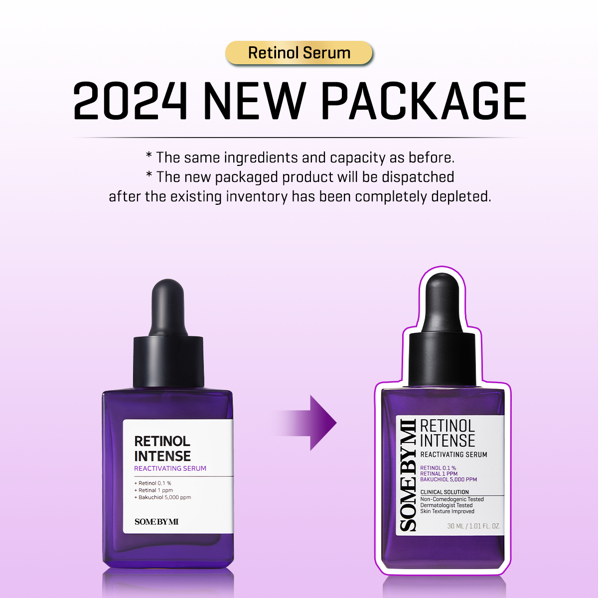 [SOME BY MI] Retinol Intense Reactivating Serum Essence 30ml [Anti-aging, Wrinkle Care ...