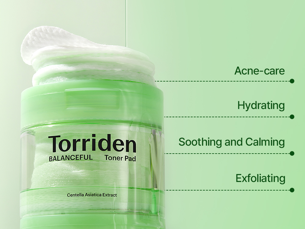 [Torriden Official] BALANCEFUL Cica Daily Toner Pad for Sensitive Skin ...