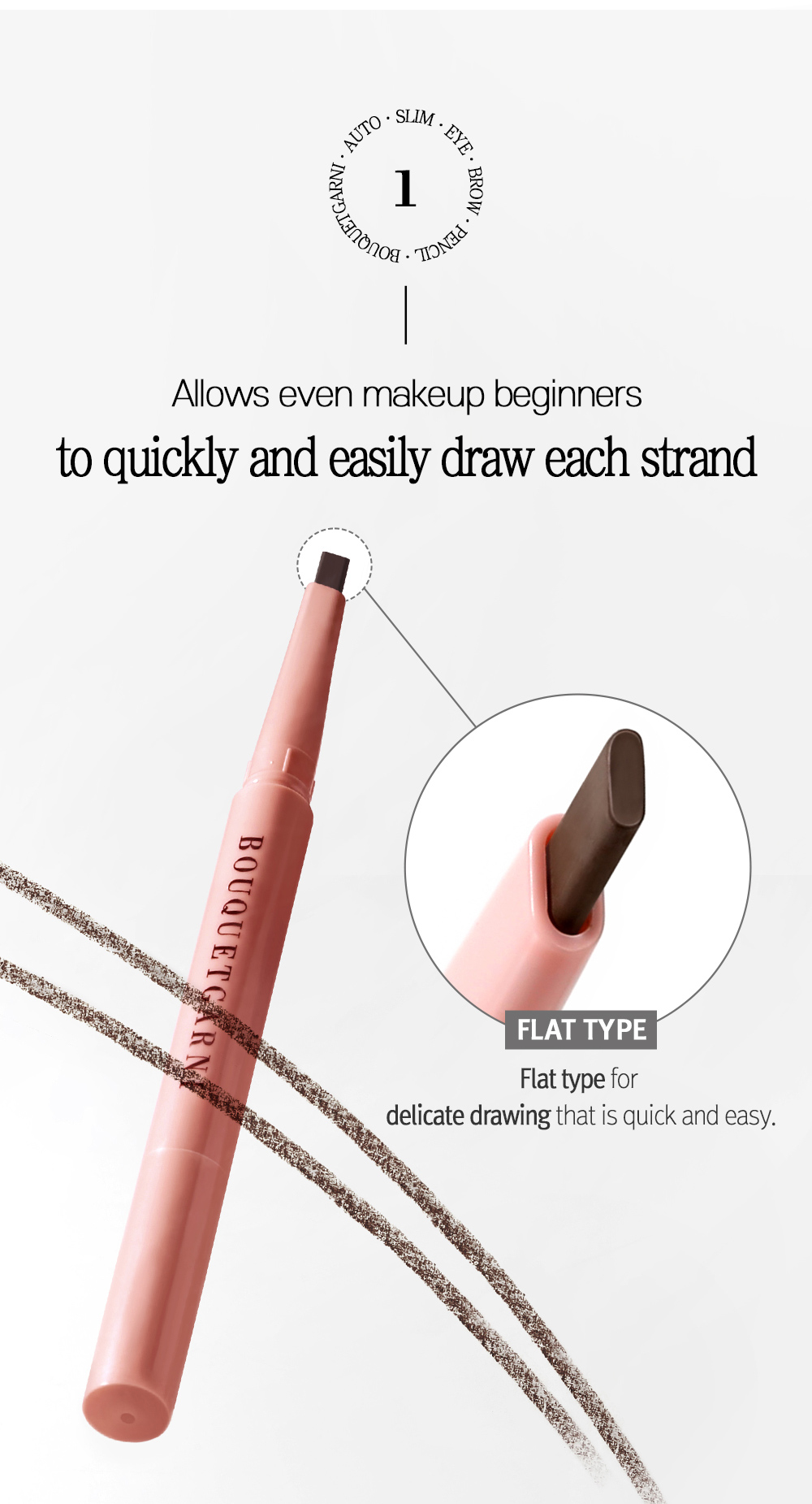 Bouquet Garni Auto Slim Eye Brow Pencil | Shopee Malaysia