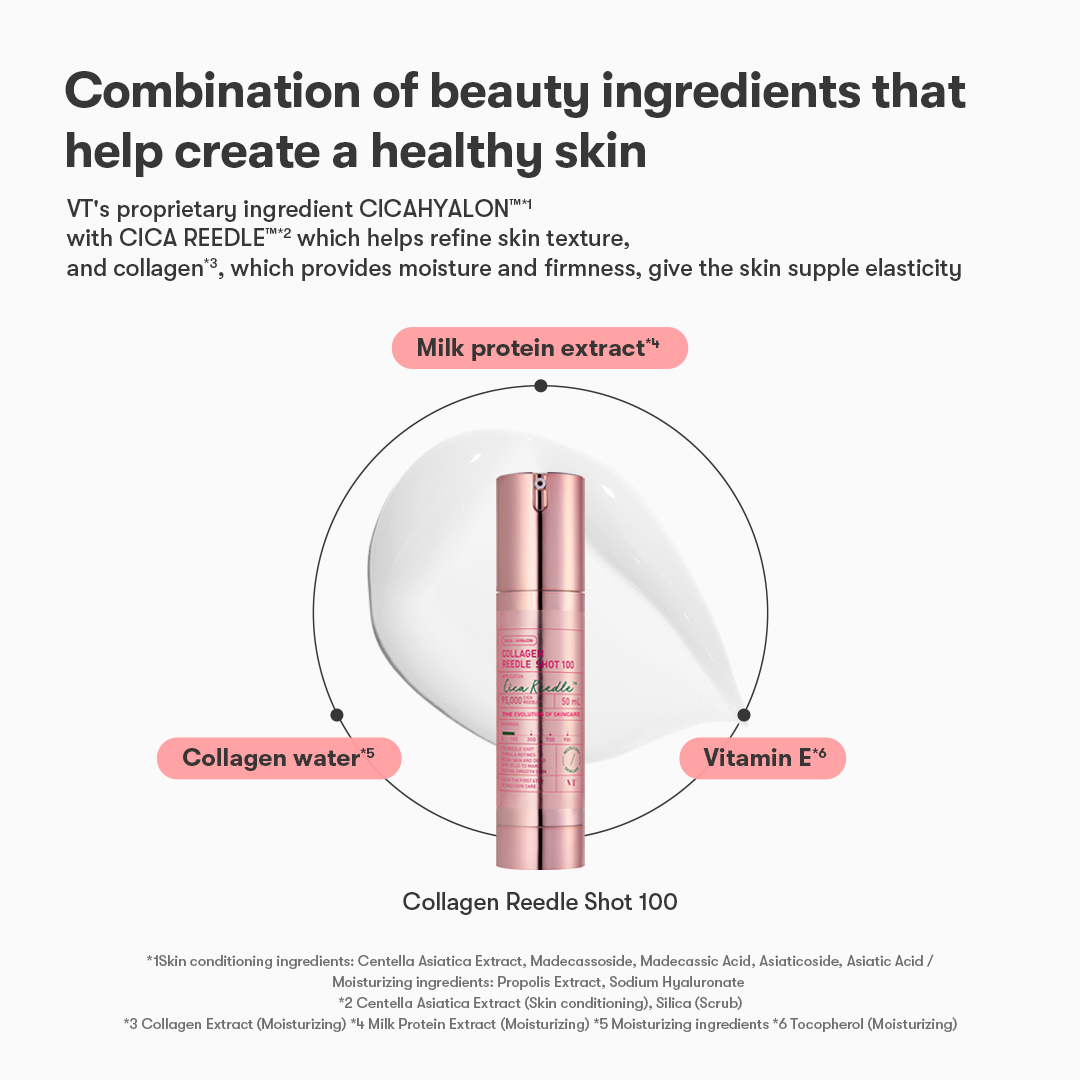 [VT] Collagen REEDLE SHOT 100/300/700 Elasticity care, Anti-Aging, Skin Turn-Over Improvement ...