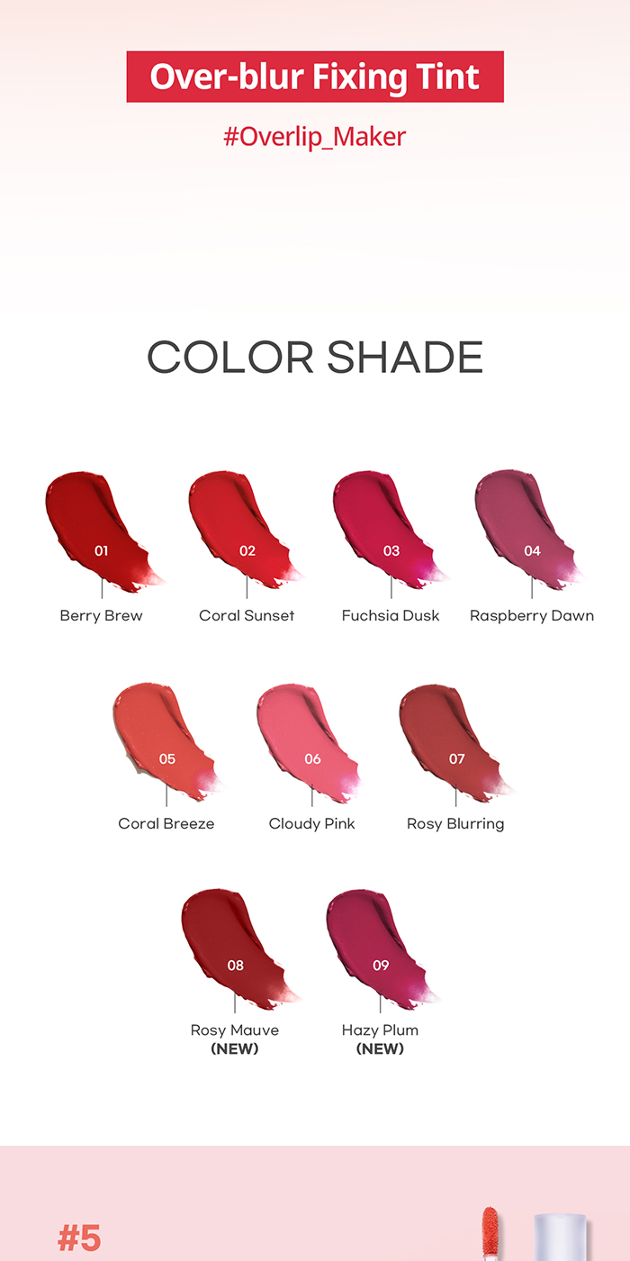 LUNA Official: Over Blur Fixing Tint - Semi-matte MLBB Tint (4.5g ...