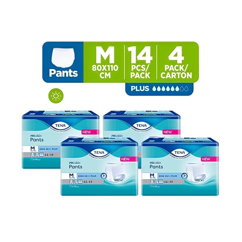 [Carton Deal] TENA PROskin Pants Plus Adult Diapers (M/L/XL) | Shopee Malaysia