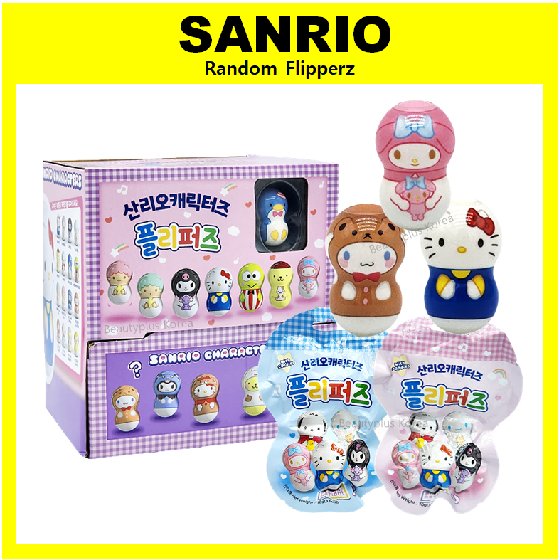 [SANRIO] Flipperz Sanrio 16 Characters Random Roly Poly Capsule Toy 1P/2P | Shopee Malaysia