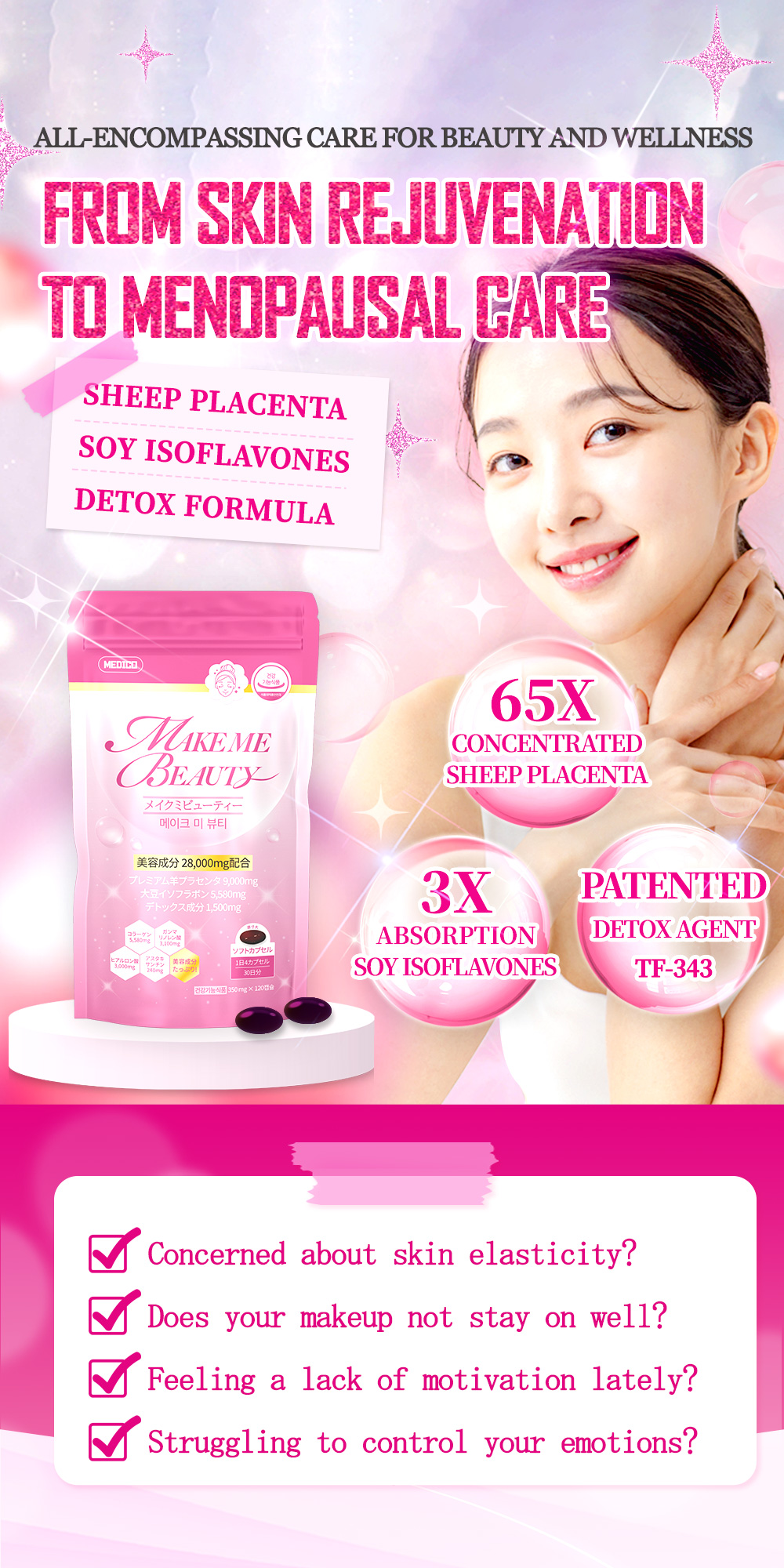 [Slimplanet] Sheep Placenta Supplement for Women - MakeMeBeauty (30-Day Supply) | Shopee Malaysia