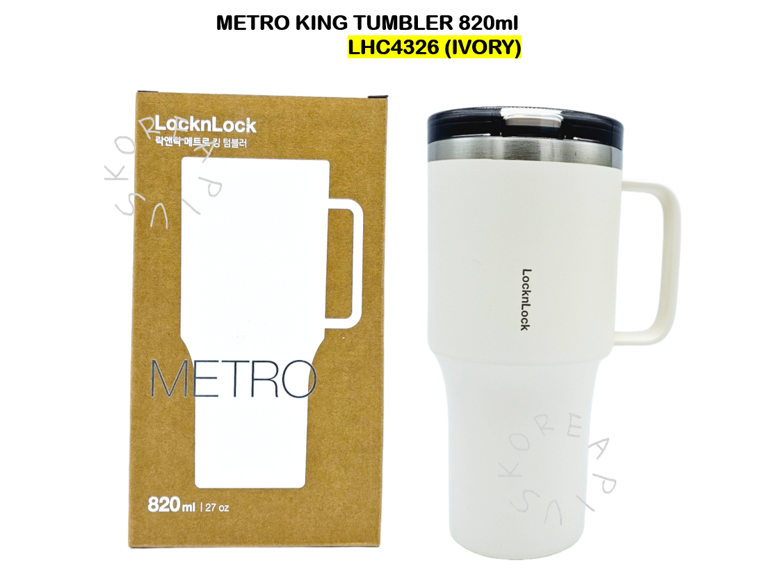 [LOCKnLOCK] METRO KING TUMBLER 820ml LHC4326 lock&lock | Shopee Malaysia