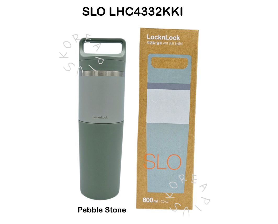 [LOCKnLOCK] SLO 2in1 With Tumbler 600ml LHC4332 Stainless steel thermal ...