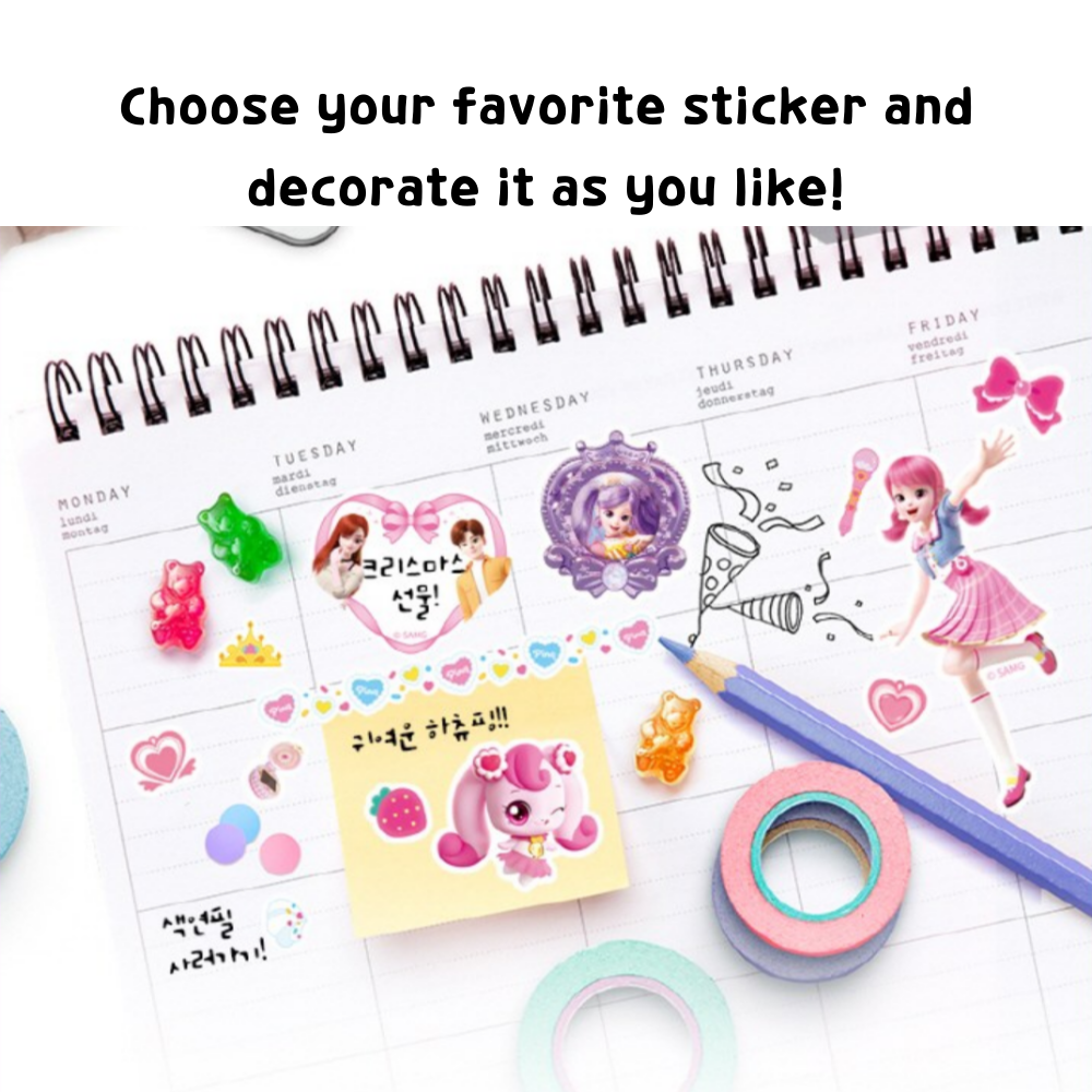 Catch Teenieping Season 4 Cutie Sticker Book Teenieping Sticker Diary ...