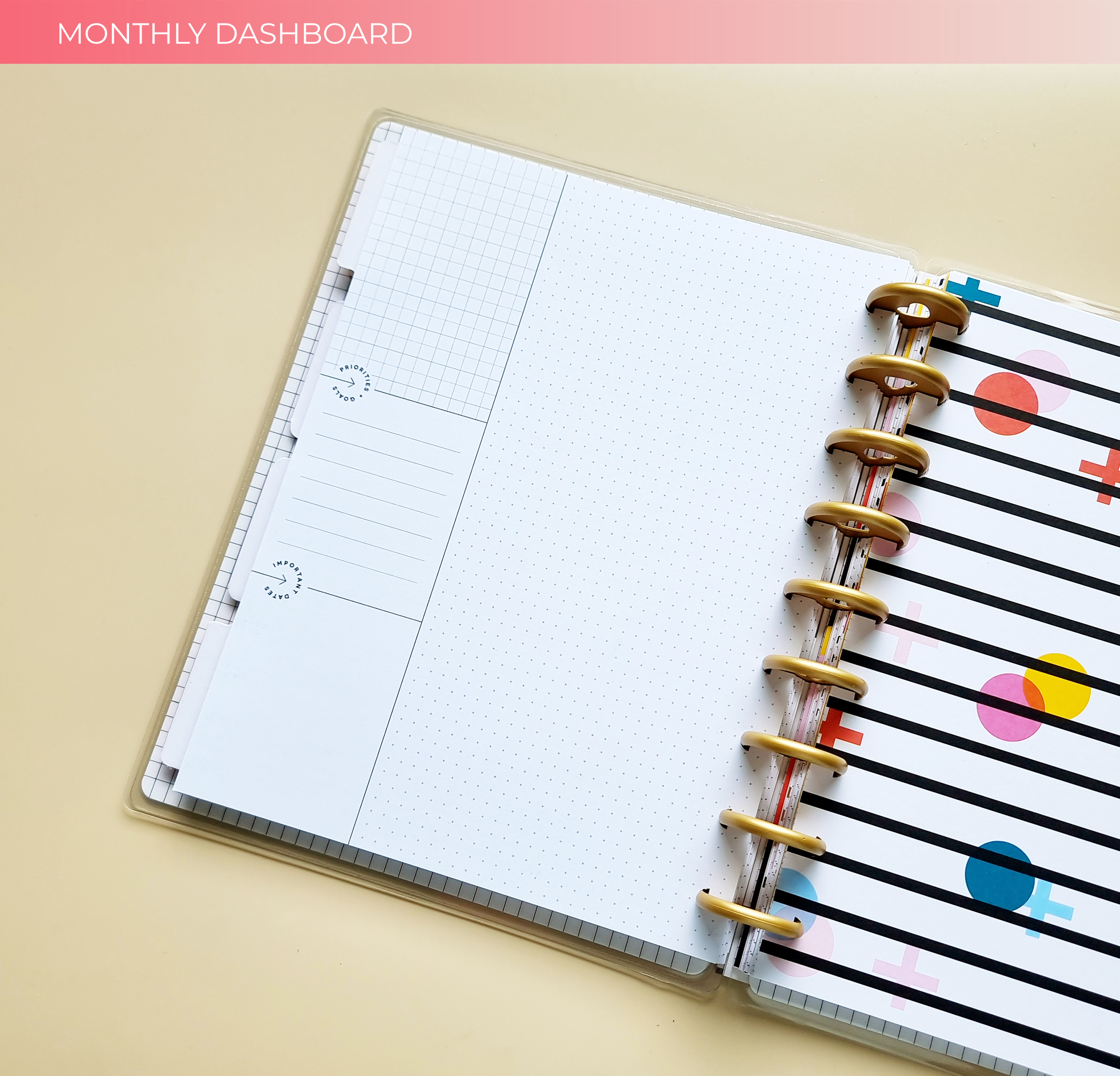 (UNDATED) Classic Discs Bound Planner - Vertical Layout | Shopee Malaysia