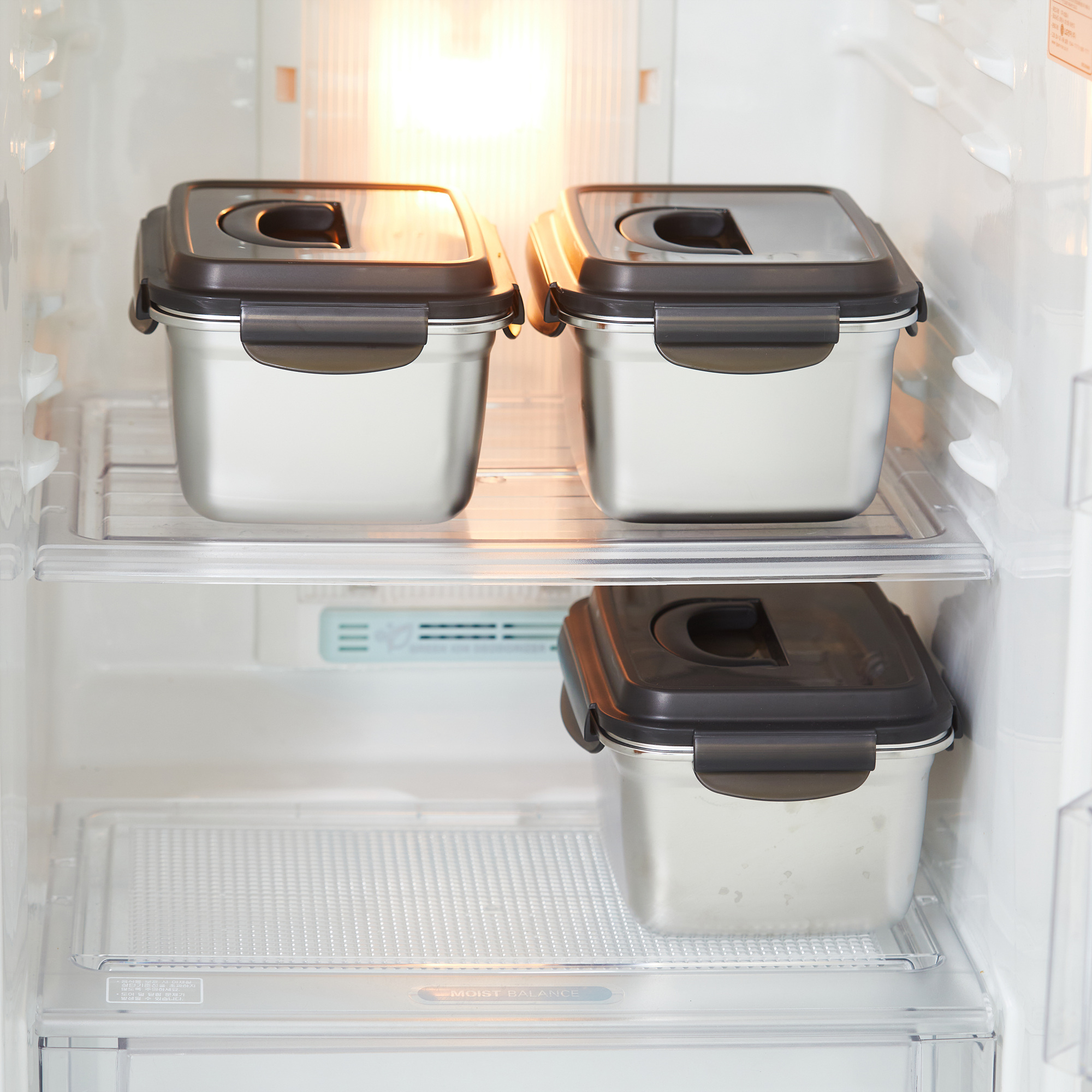 Multi-Purpose 2.8L Stainless Steel 304 Rectangular Airtight Kimchi ...