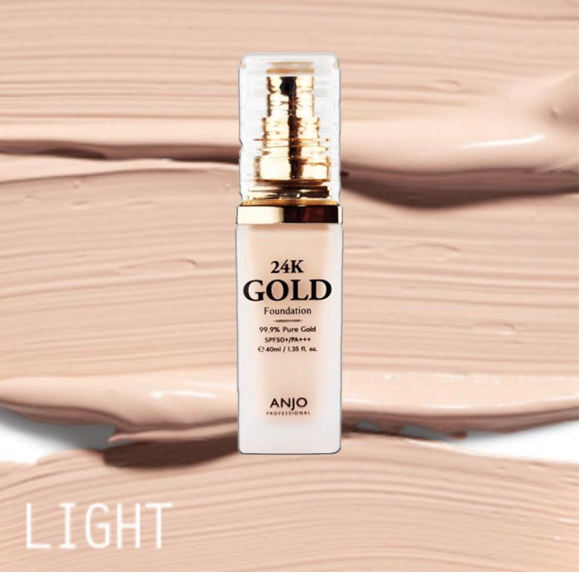 ANJO 24K Gold Foundation 40ml | Shopee Malaysia